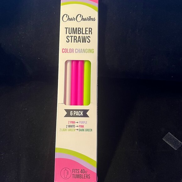 Char Charms | Dining | Char Charms Straws Fits The 4 Oz Stanley Color ...